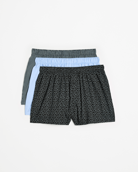 Mens Australian Cotton Woven Poplin Boxers 3 Pack - Maxx | Target Australia