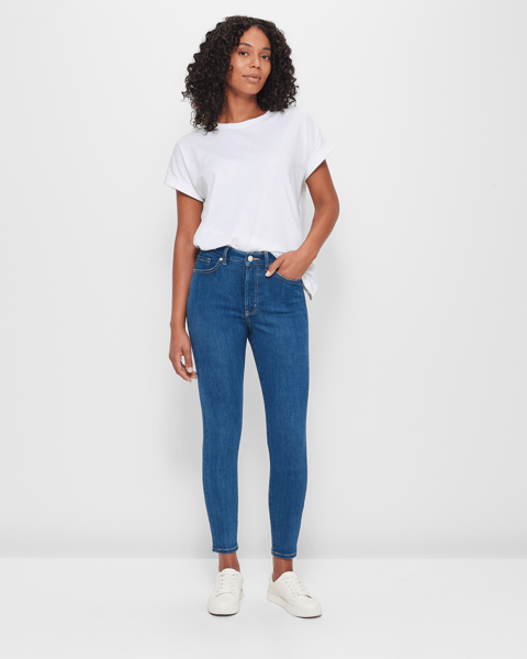 Skinny High Rise Ankle Length Jeans - Shape Your Body | Target Australia