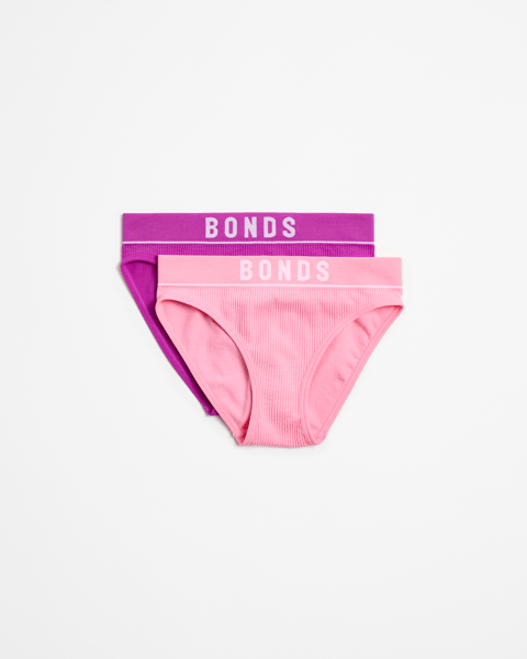 Bonds Retro Rib Bikini Briefs 2 Pack | Target Australia