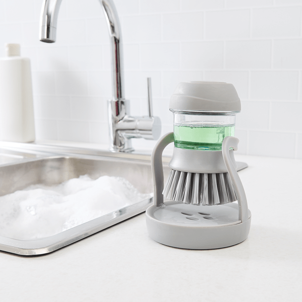 Soap Dispenser Dish Brush with Holder - Anko | Target Australia