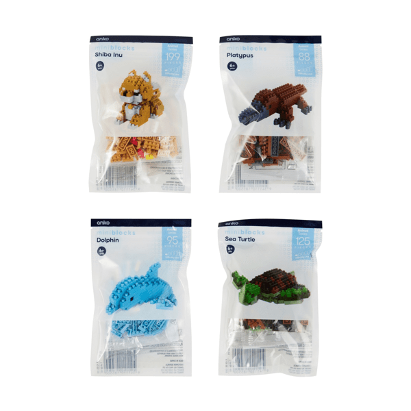 Mini Construction Blocks Assorted - Anko | Target Australia