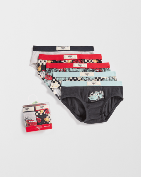 Disney Pixar Cars Australian Cotton Younger Boys Briefs 5 Pack | Target ...