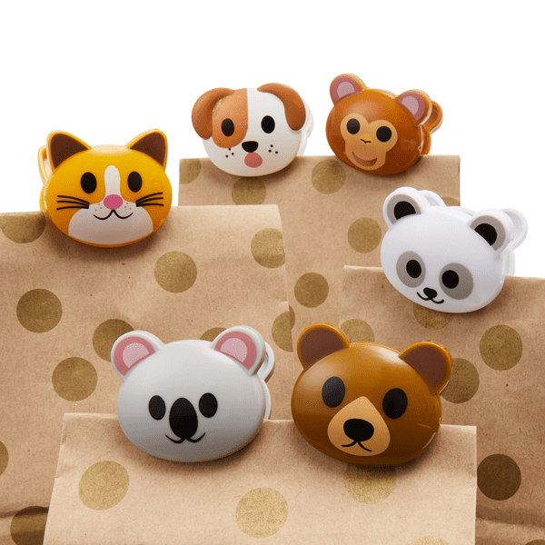 6 Pack Animal Bag Clips - Anko | Target Australia