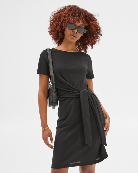 Petites Tie Side Mini Dress | Target Australia