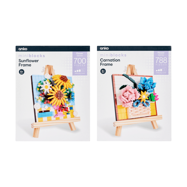 Mini Blocks Flower Series, Assorted - Anko | Target Australia