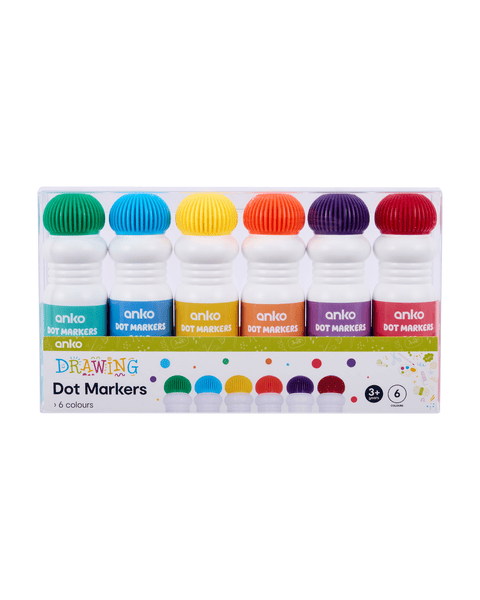 Anko 6 Pack Dot Markers | Target Australia