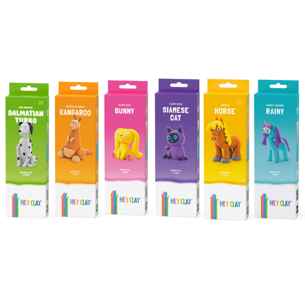 Hey Clay Fluffy Pets - Assorted | Target Australia