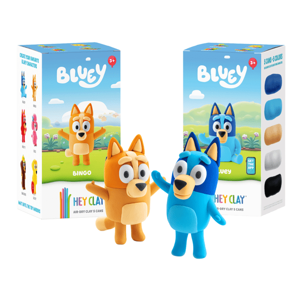 Hey Clay Bluey Single Character - Assorted | Target Australia