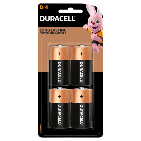 Duracell Coppertop D Alkaline Batteries - 4 Pack | Target Australia