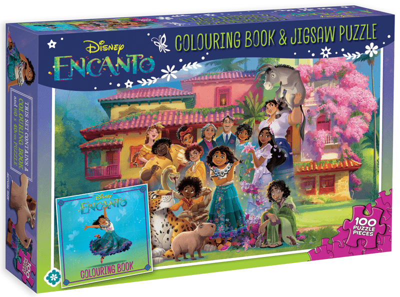 Encanto: Colouring Book & Jigsaw Puzzle (Disney: 100 Pieces) | Target ...