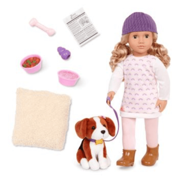 Our Generation Doll Ember with Pet Dog | Target Australia