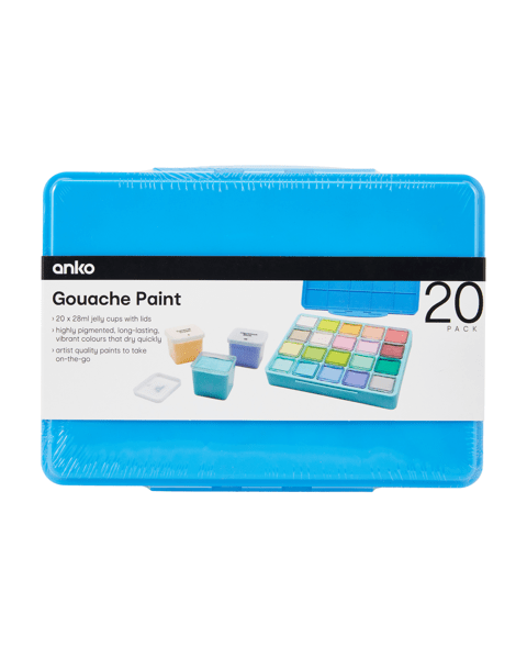 Anko 20 Pack Gouache Paint | Target Australia