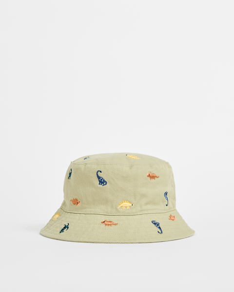 Kids Embroidered Denim Bucket Hat | Target Australia