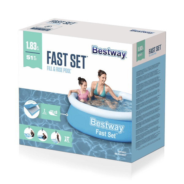 Bestway Fast Set Fall and Rise Pool | Target Australia