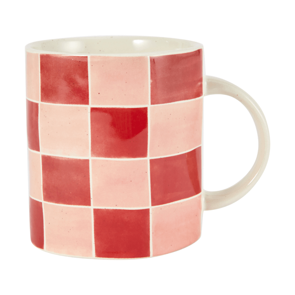 Pink Red Grid Mug - Anko | Target Australia