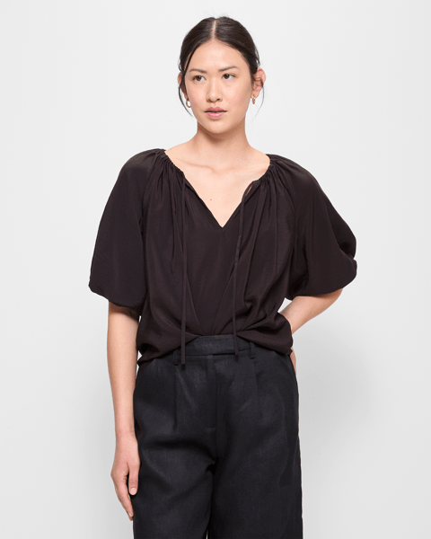 Tie Front Blouse - Preview | Target Australia