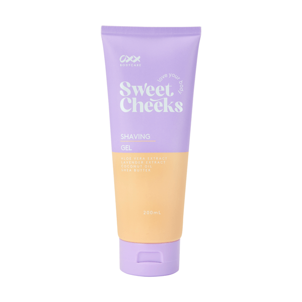 Sweet Cheeks Shaving Gel 200ml, Aloe Vera Extract, Lavender Extract ...