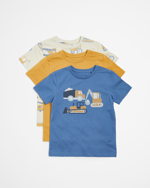 Boys Print T-shirts 3 Pack | Target Australia