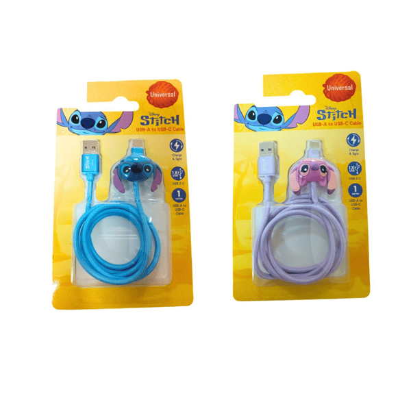 Disney Lilo & Stitch USB-A to USB-C Cable - Assorted | Target Australia