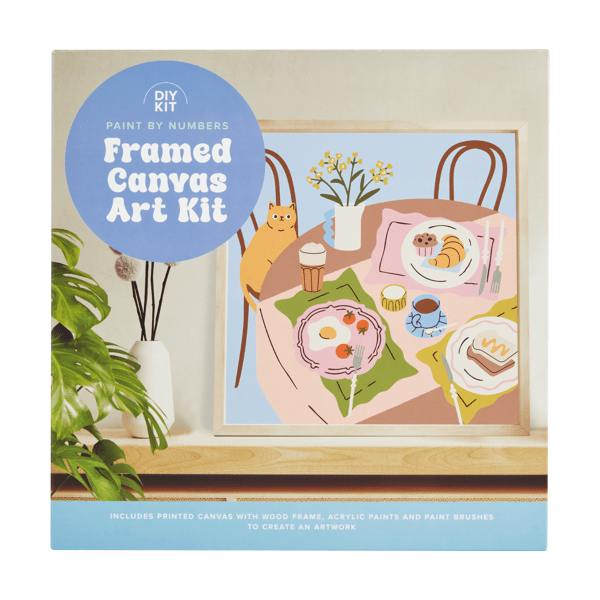Paint by Numbers DIY Framed Canvas Art Kit - Anko | Target Australia