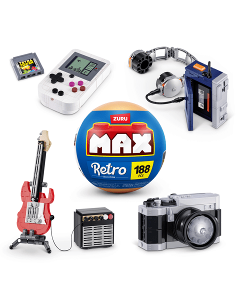 Zuru Max Build More Premium Retro S2 Building Bricks Collection ...