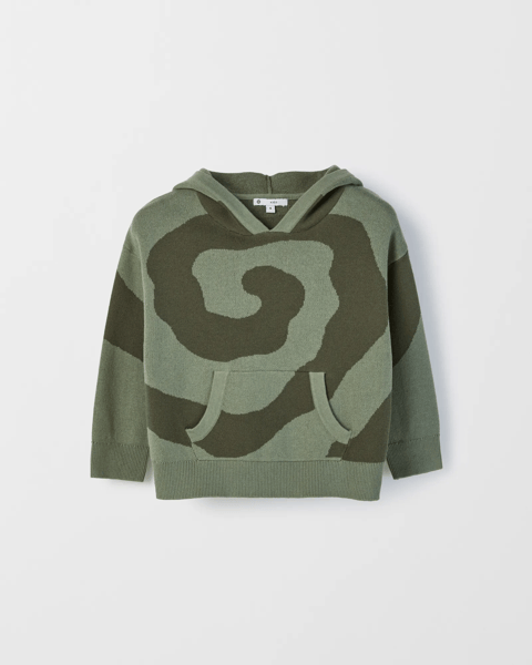 Australian Cotton Lightweight Knit Hoodie - Green | Target Australia