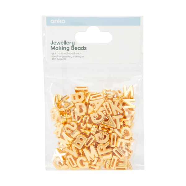 Jewellery Making Beads Gold Look - Anko | Target Australia