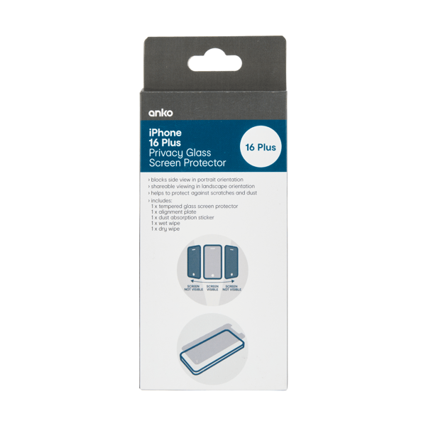 iPhone 16 Plus Privacy Screen Protector - Anko | Target Australia
