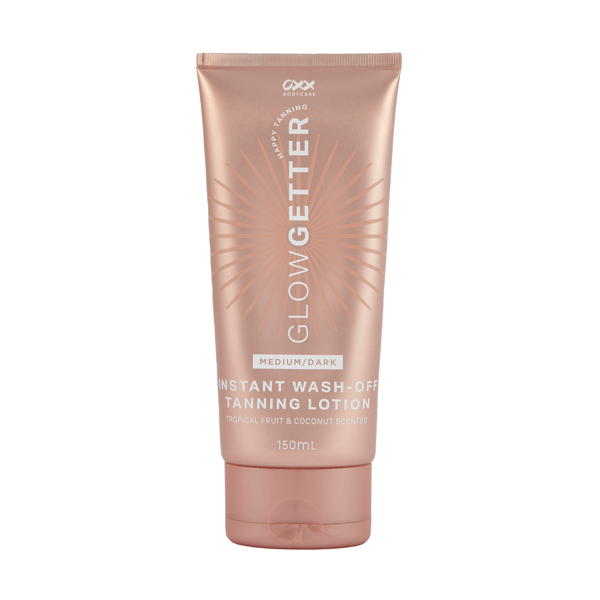 Glow Getter Instant Wash Off Tanning Lotion, Medium/Dark - OXX Bodycare ...