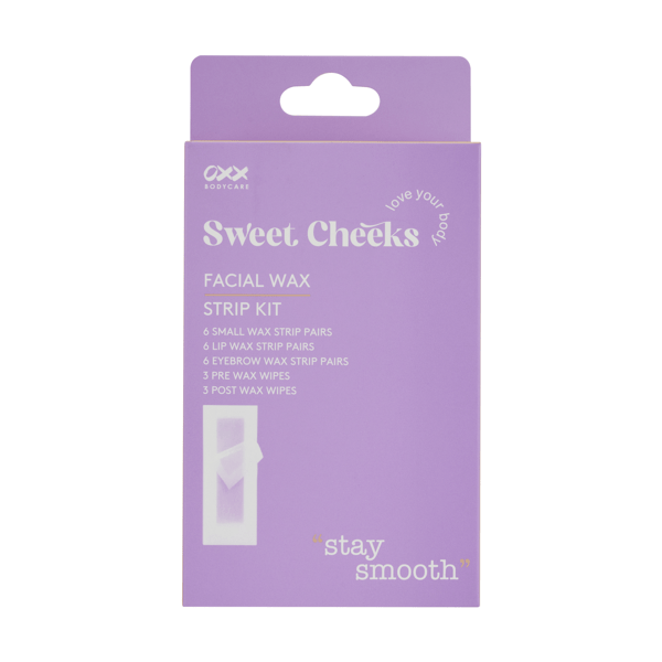 Sweet Cheeks Facial Wax Strip Kit - OXX Bodycare | Target Australia