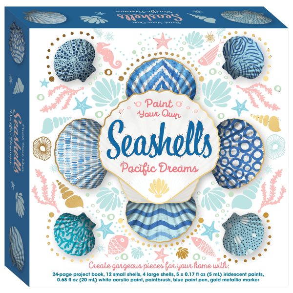 Craft Maker Paint Your Own Seashells Pacific Dreams Kit | Target Australia