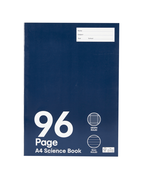 Anko A4 Science Book - 96 Pages | Target Australia
