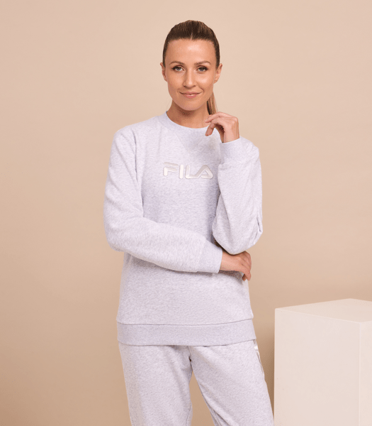 Fila Crew Jumper - Grey | Target Australia