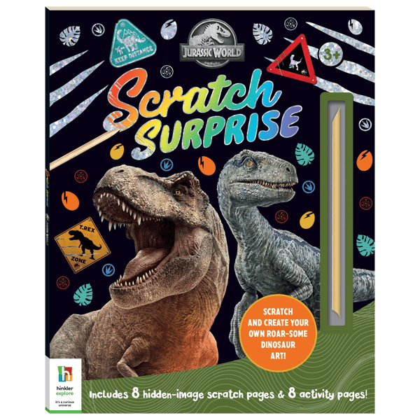 Jurassic World: Scratch Surprise - Book | Target Australia
