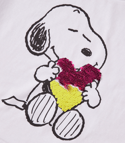 Snoopy Reversible Sequin T-shirt | Target Australia