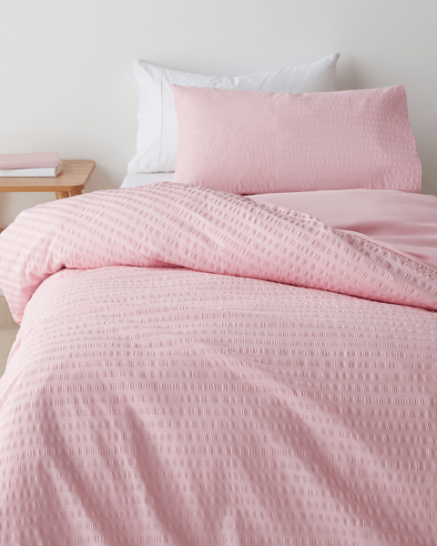 Rory Seersucker Quilt Cover Set | Target Australia