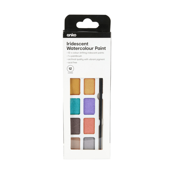 Watercolour Paint, Iridescent - Anko | Target Australia