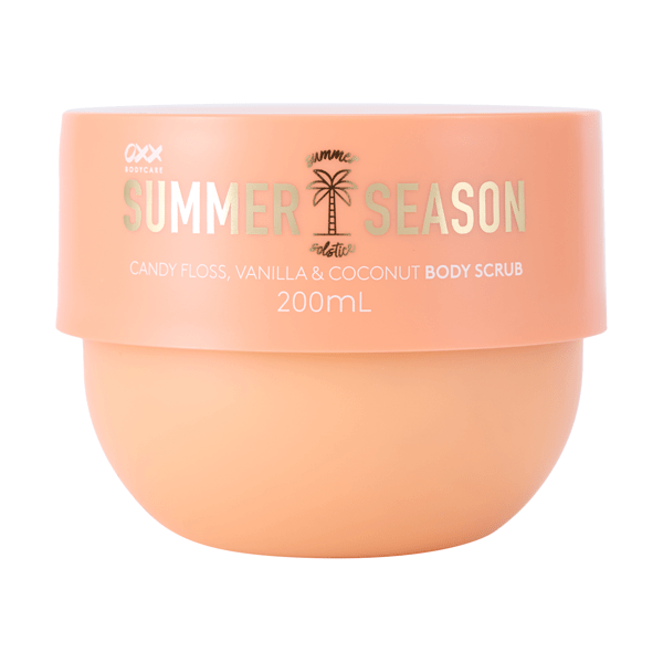 Summer Season Summer Solstice Body Scrub 200ml, Candy Floss, Vanilla ...