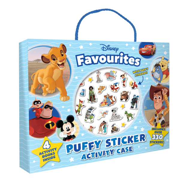 Disney Favourites: Puffy Sticker Activity Case (Blue) | Target Australia