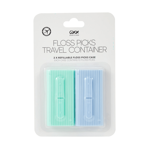 2 Pack Floss Picks Travel Container - OXX Bodycare | Target Australia