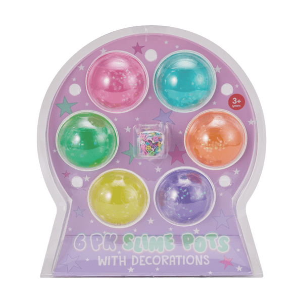 6 Pack Slime Pots with Decorations | Target Australia