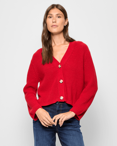 Australian Cotton Blend V-Neck Cardigan | Target Australia