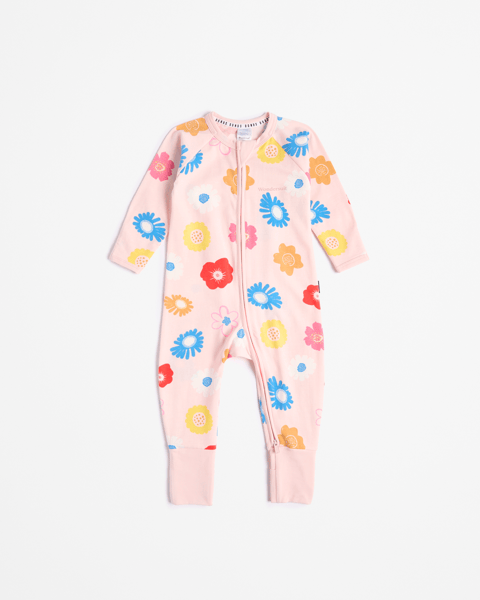 Bonds Baby Zip Wondersuit Coverall - Wildflowers | Target Australia