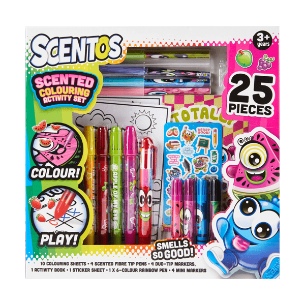 25 Piece Scentos Scented Colouring Activity Set | Target Australia