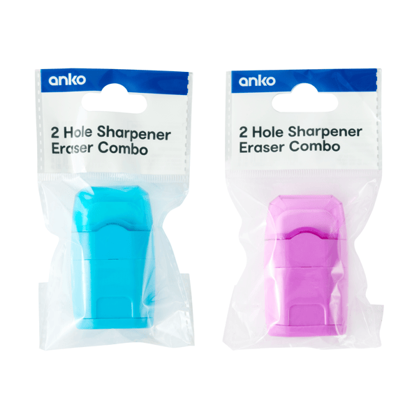 Sharpener & Eraser Set, Assorted - Anko | Target Australia