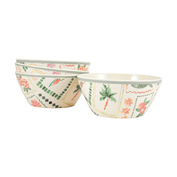 4 Pack Tropical Bowls - Anko | Target Australia