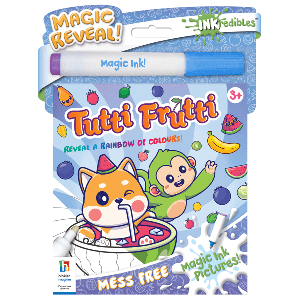 INKredibles Magic Reveal Tutti Frutti Mess Free Magic Ink Pictures ...