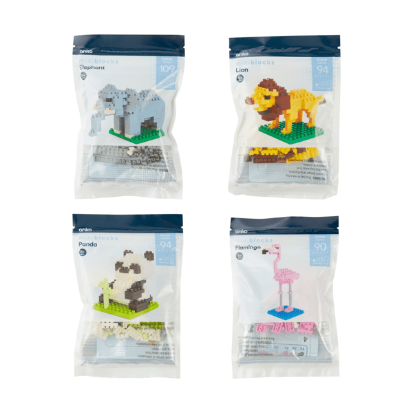 Mini Blocks Animal Series, Assorted - Anko | Target Australia