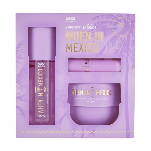 When in Mexico Summer Solstice Gift Set - OXX Fragrance | Target Australia