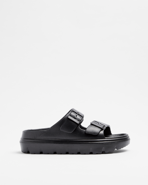 Womens EVA Moulded Two Strap Sandal - Lee II - Black | Target Australia